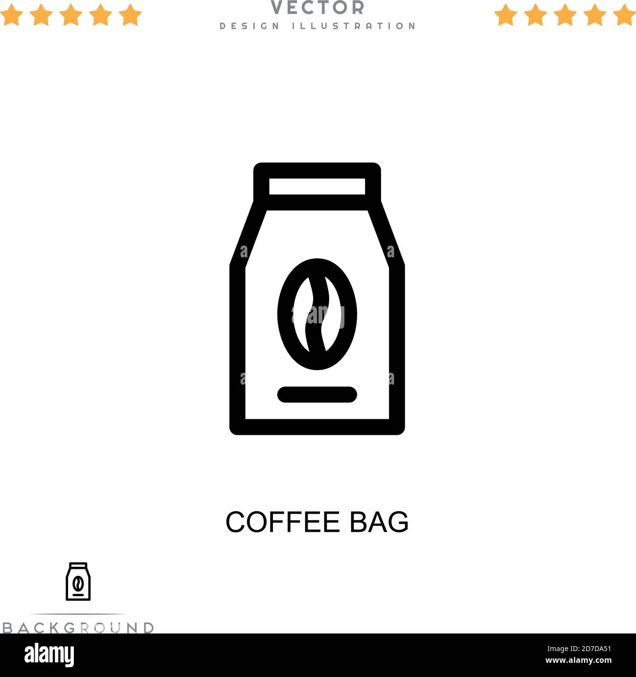 Coffee bag icon. Simple element from digital disruption collection ...