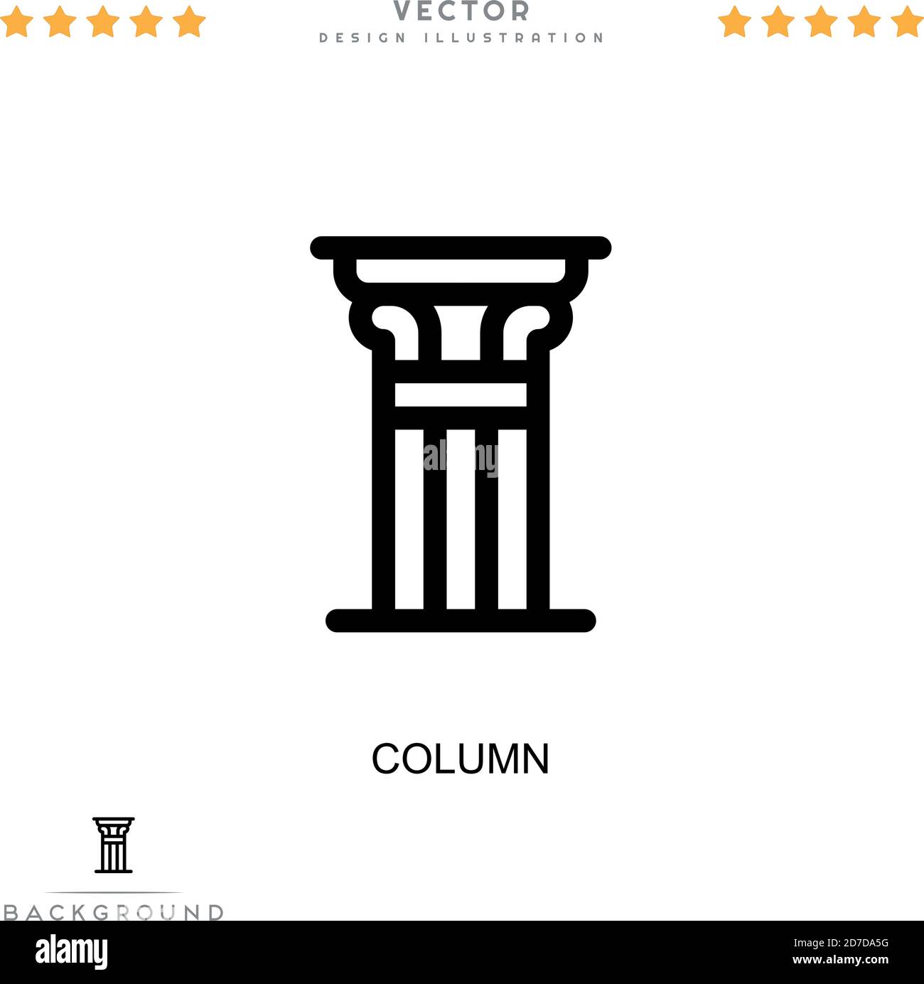 Simple doric style columns Stock Vector Images - Alamy