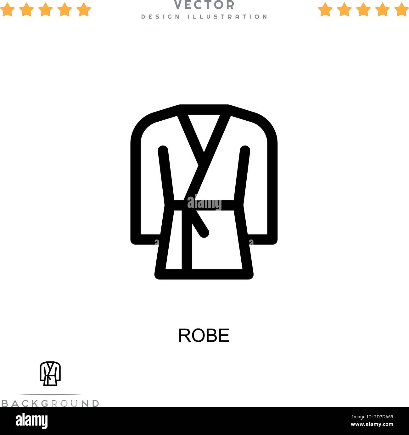 White towel robe Stock Vector Images - Alamy