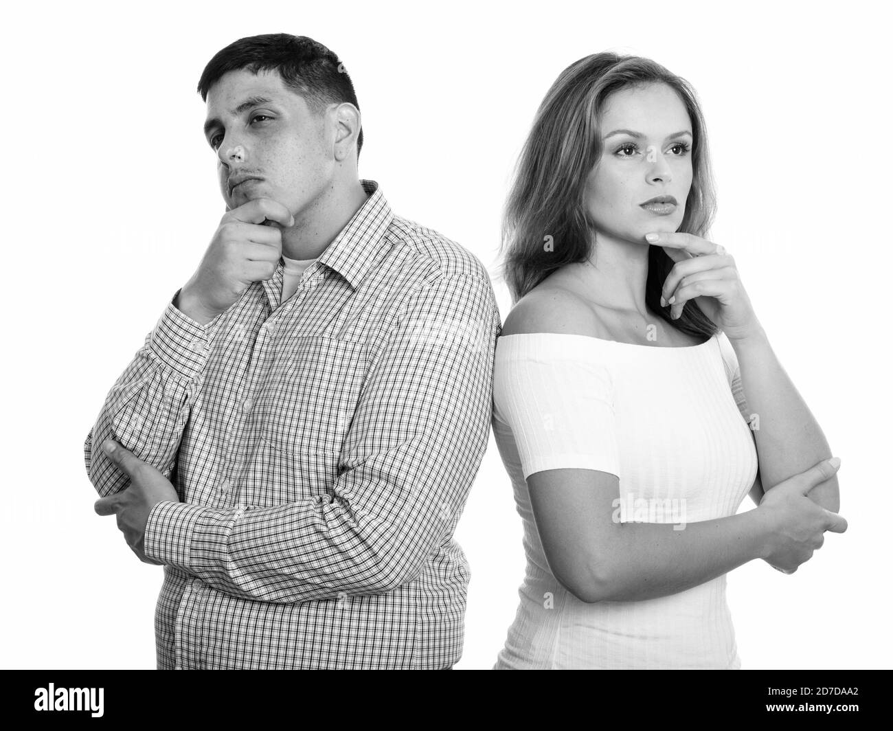 Young couple Black and White Stock Photos & Images - Alamy
