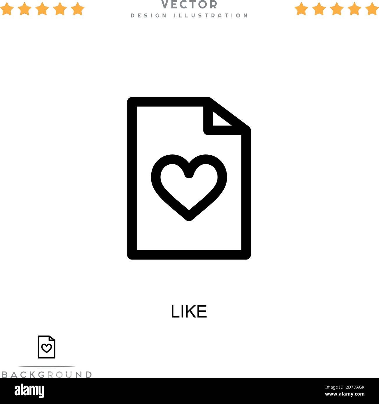 Like icon. Simple element from digital disruption collection. Line Like ...