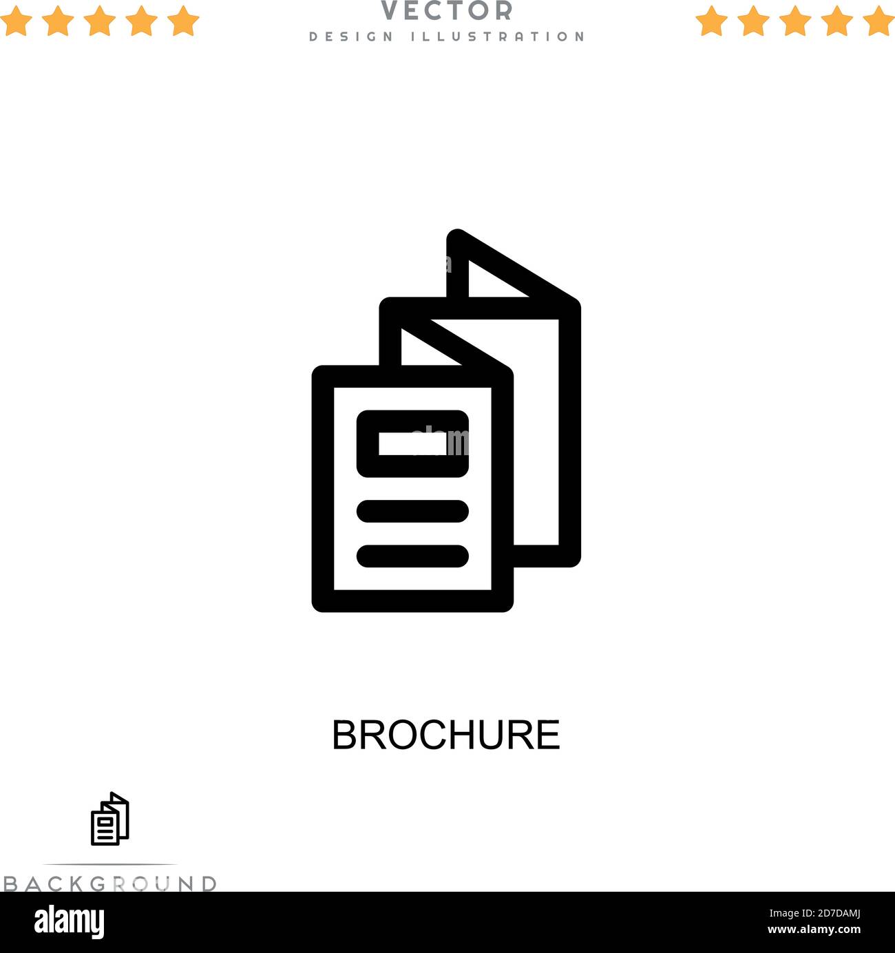 Brochure Icon Black