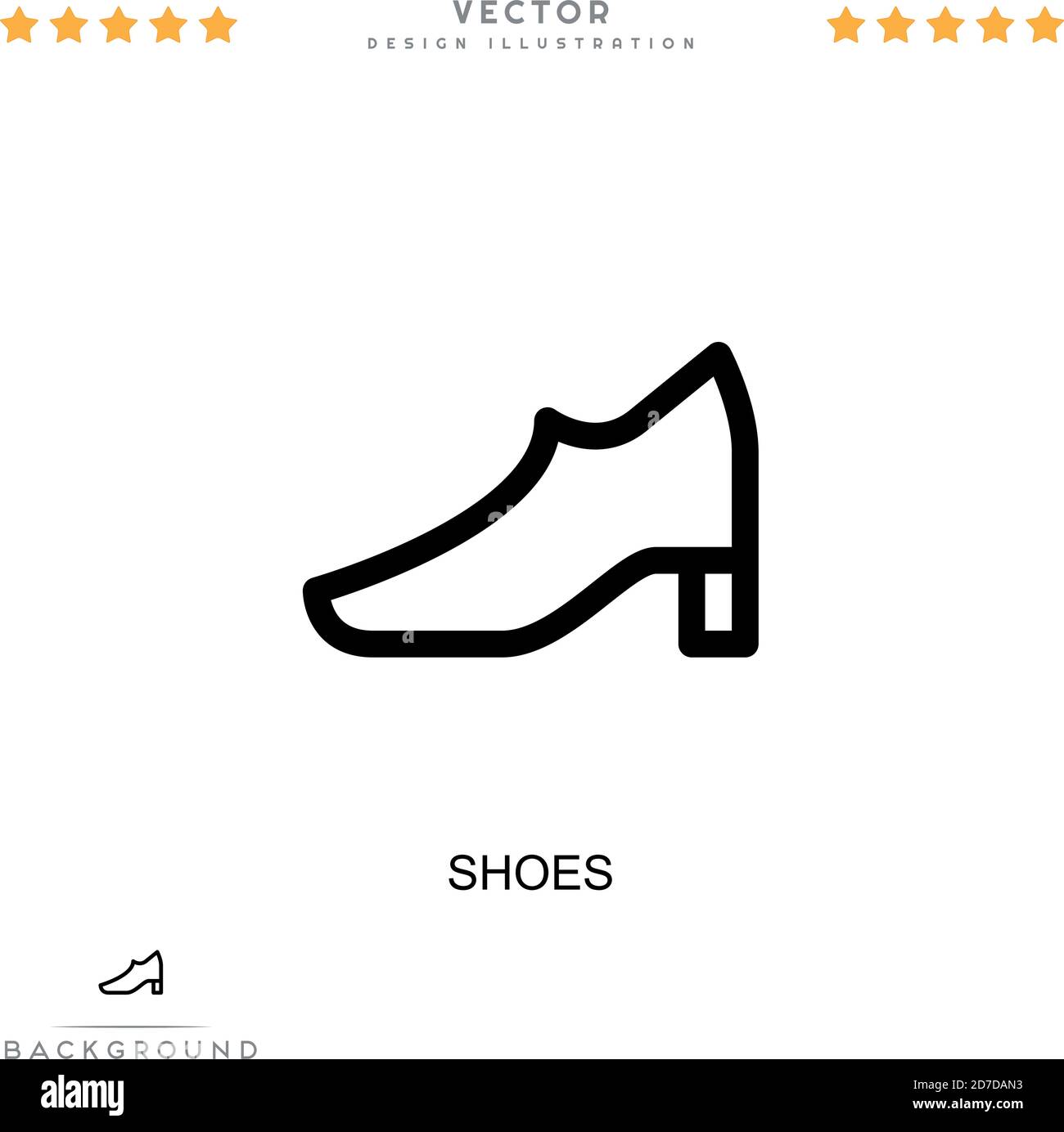 Shoes icon. Simple element from digital disruption collection. Line ...