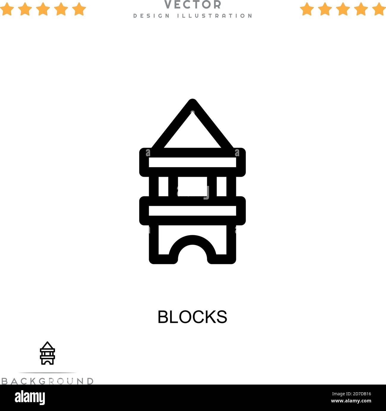 Block toy bank Stock Vector Images - Alamy