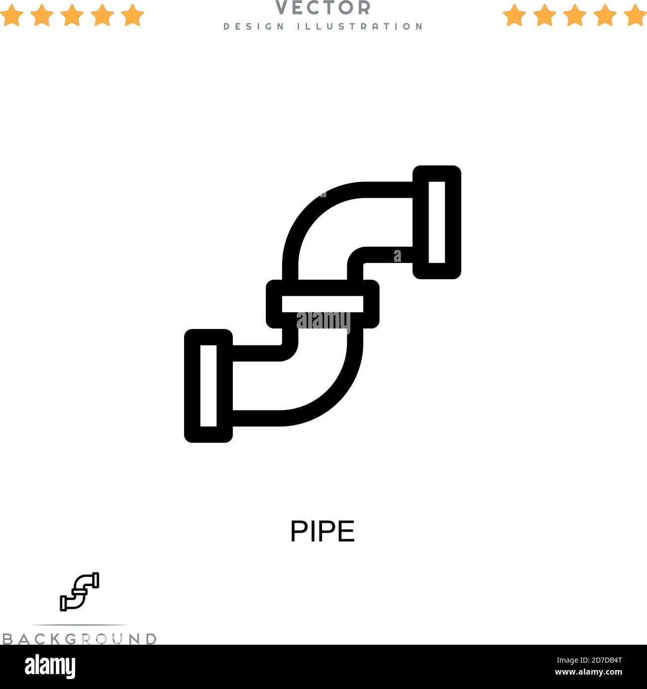 Pipe icon. Simple element from digital disruption collection. Line Pipe ...