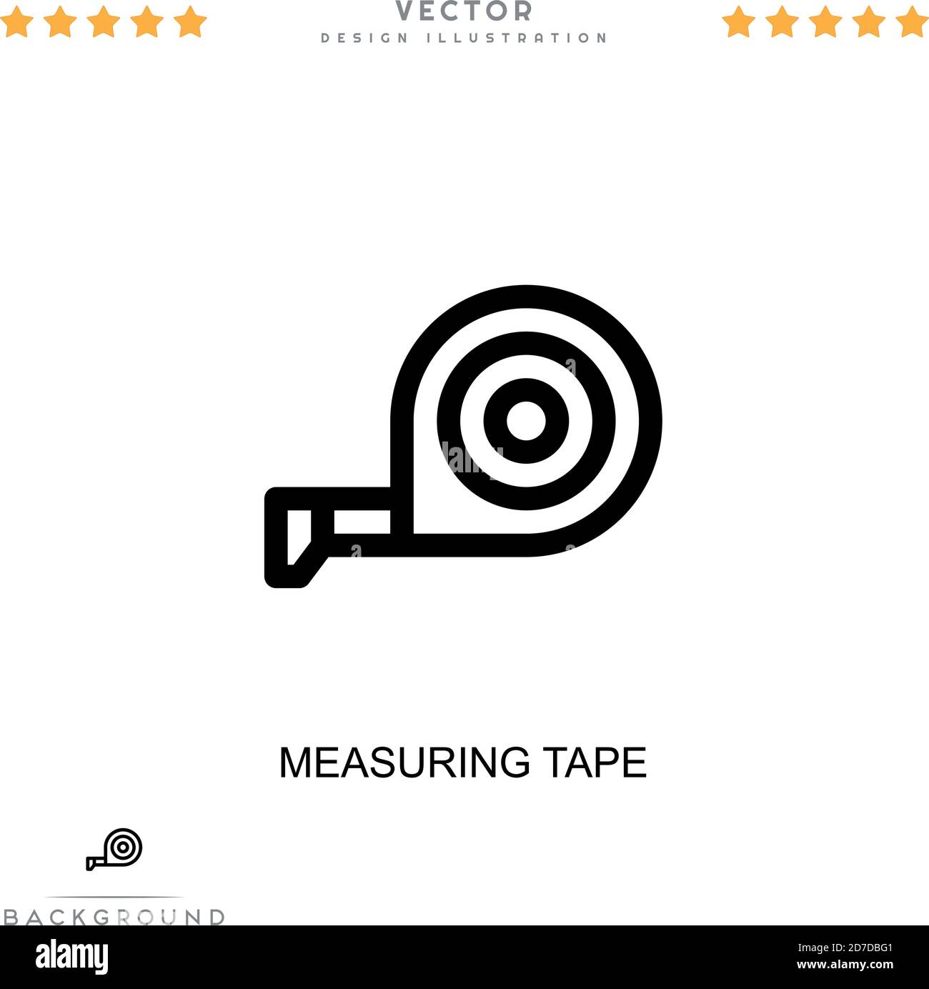 Measuring tape icon. Simple element from digital disruption collection ...