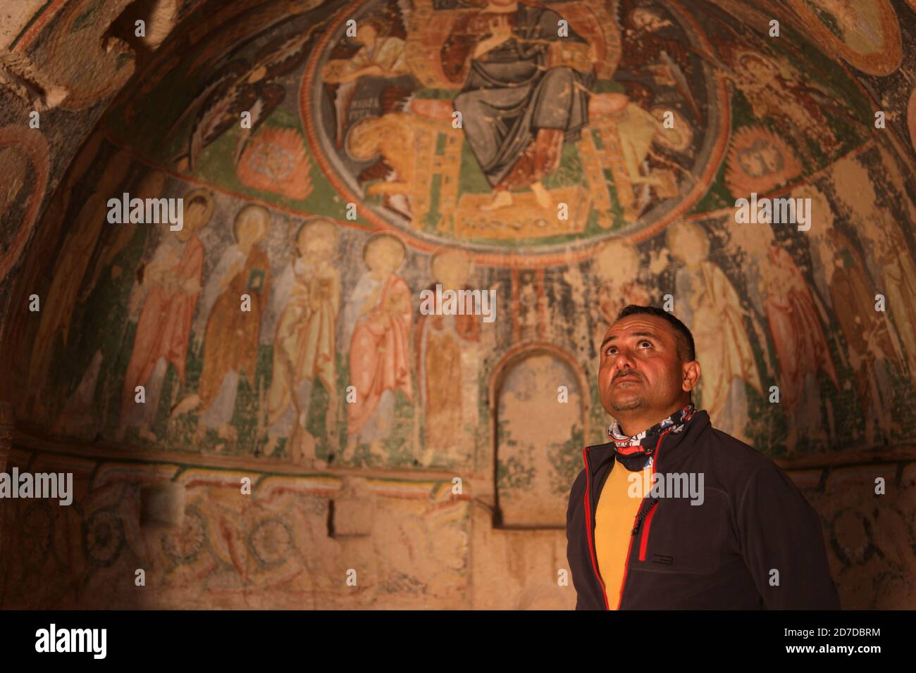 Cave church paintings hi-res stock photography and images - Alamy