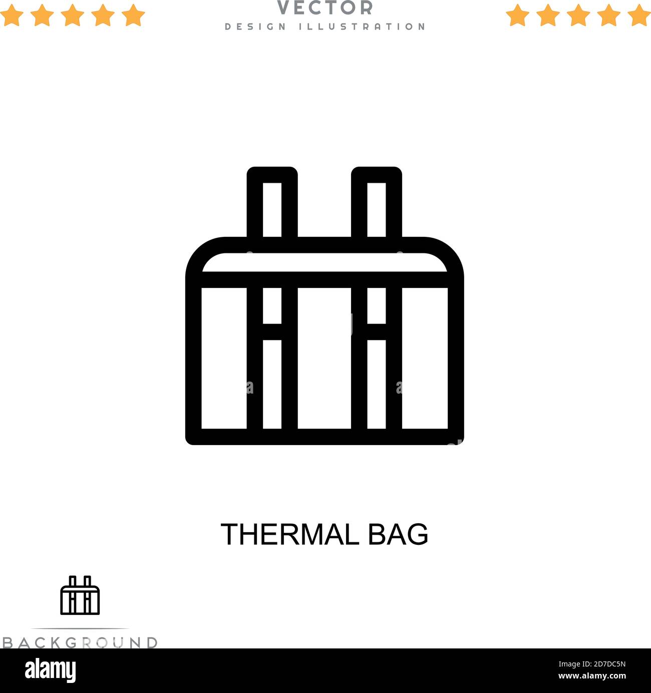 Thermal bag icon. Simple element from digital disruption collection ...