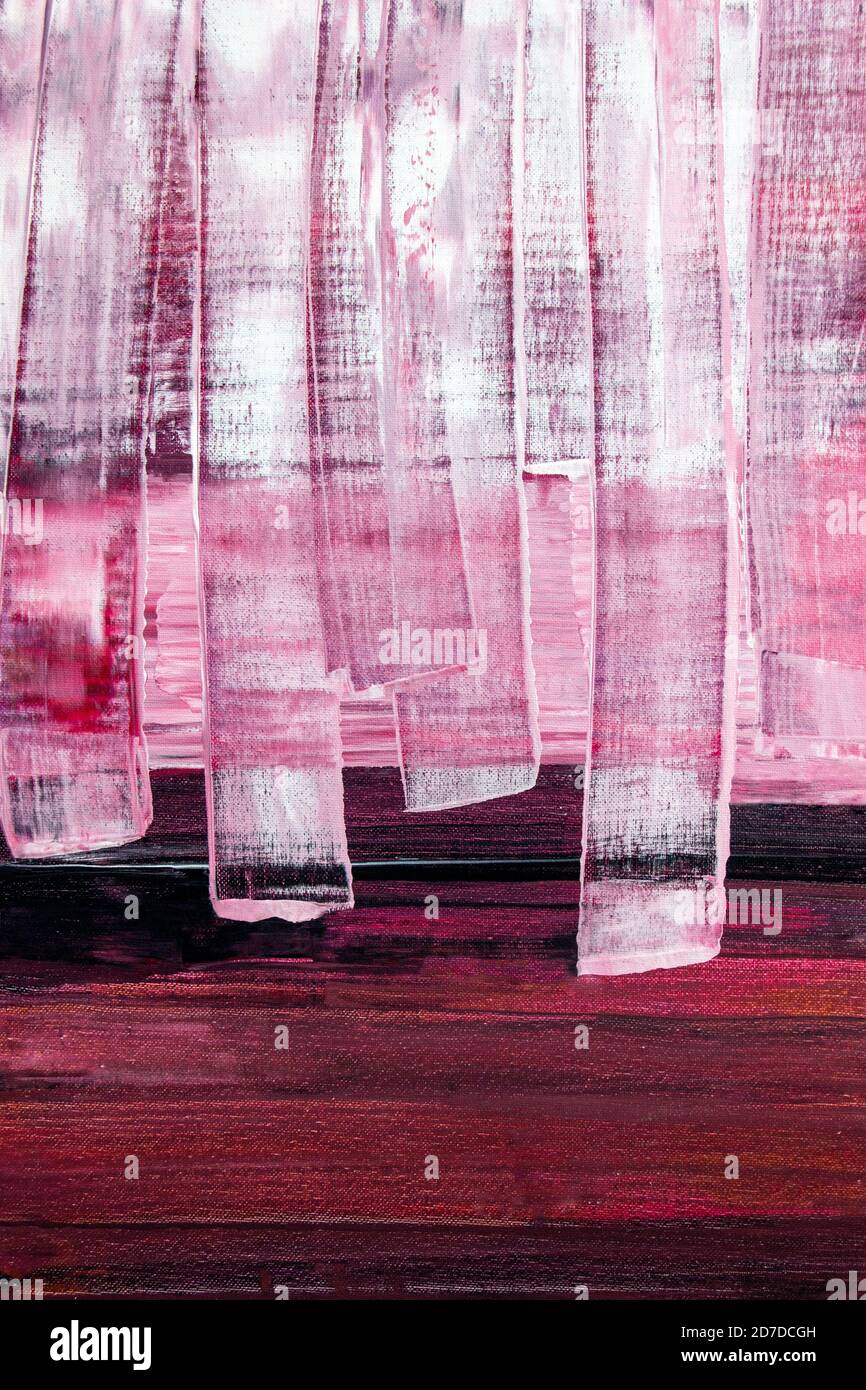 red abstract acrylic painting on canvas Stock Photo - Alamy