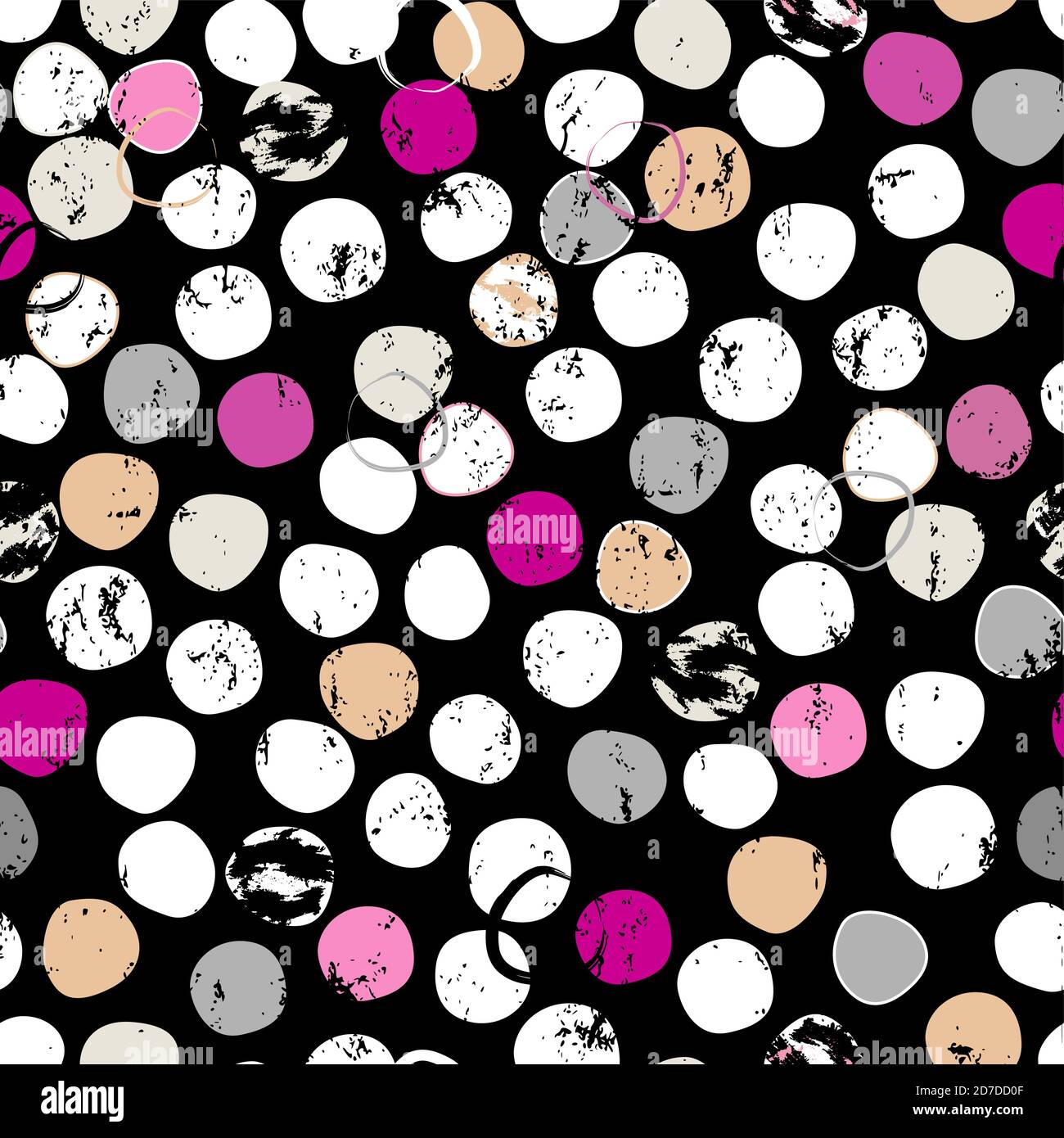 Pop art seamless circles Stock Vector Images - Alamy