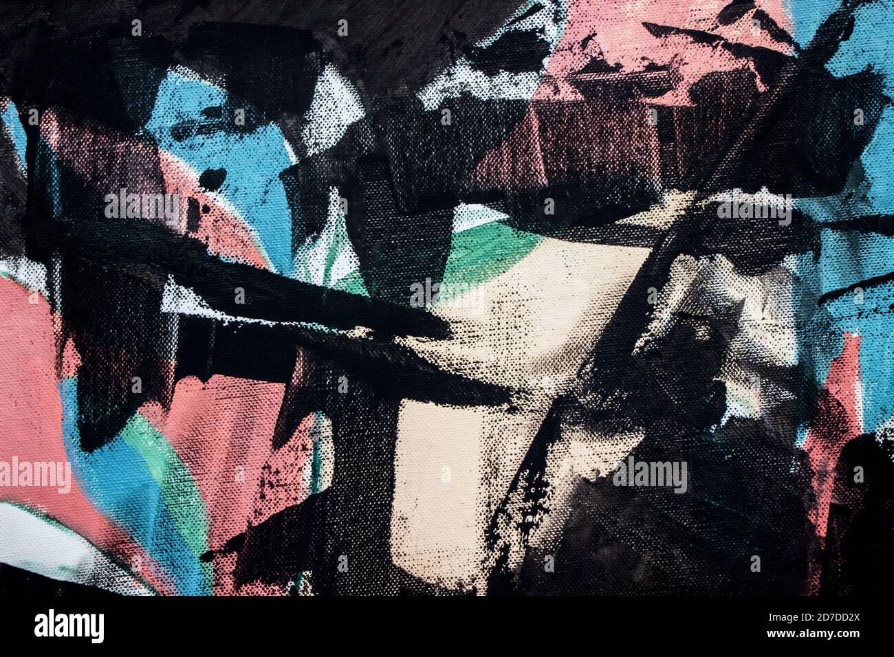 Colorful abstract acrylic painting hi-res stock photography and images ...