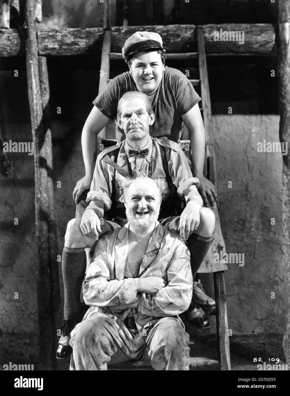 GRAHAM MOFFATT WILL HAY and MOORE MARRIOTT in OLD BONES OF THE RIVER ...