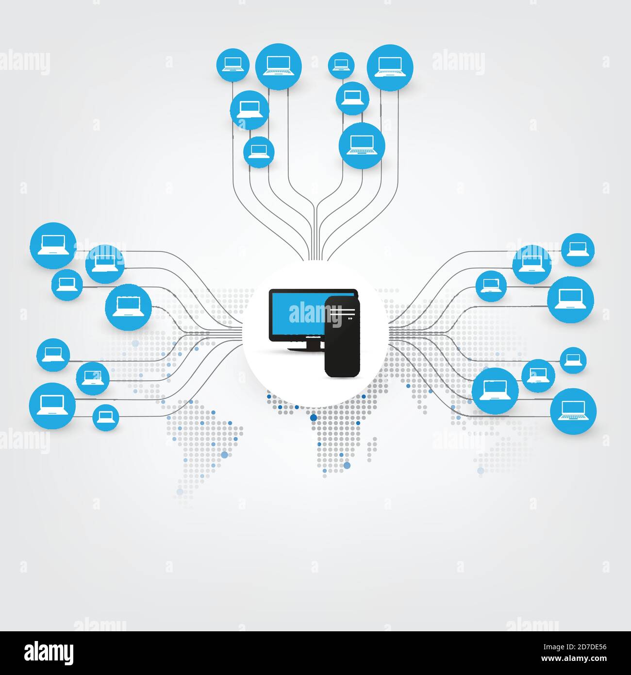 Cloud Computing, Backup Service, Digital Network Communication Design ...