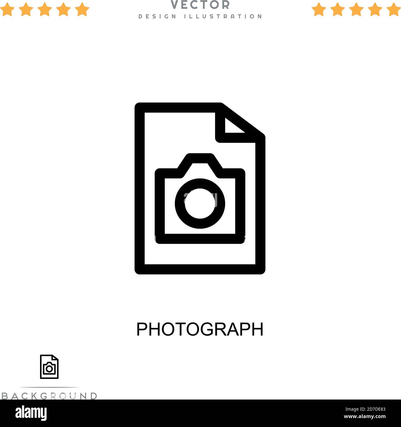 Woman photographing with old camera Stock Vector Images - Alamy
