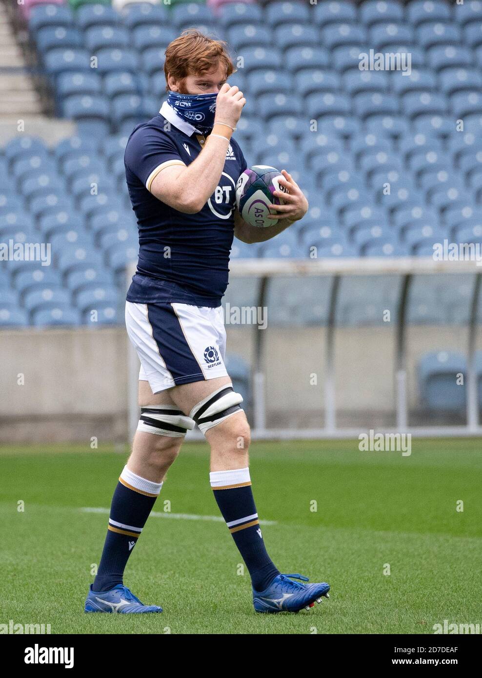 Scotland's Rob Harley during the training session at BT Murrayfield ...