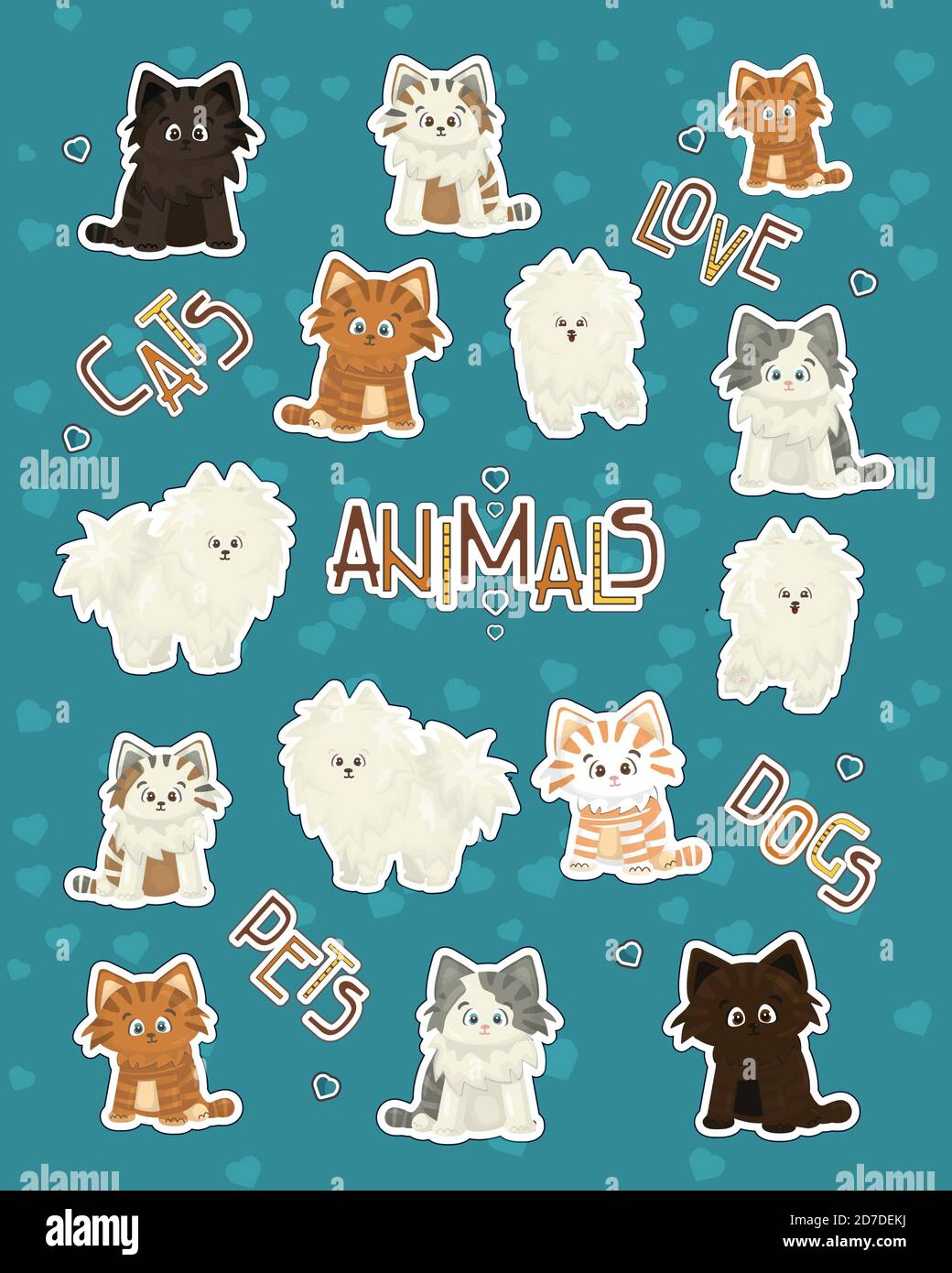 Cartoon kittens hi-res stock photography and images - Alamy