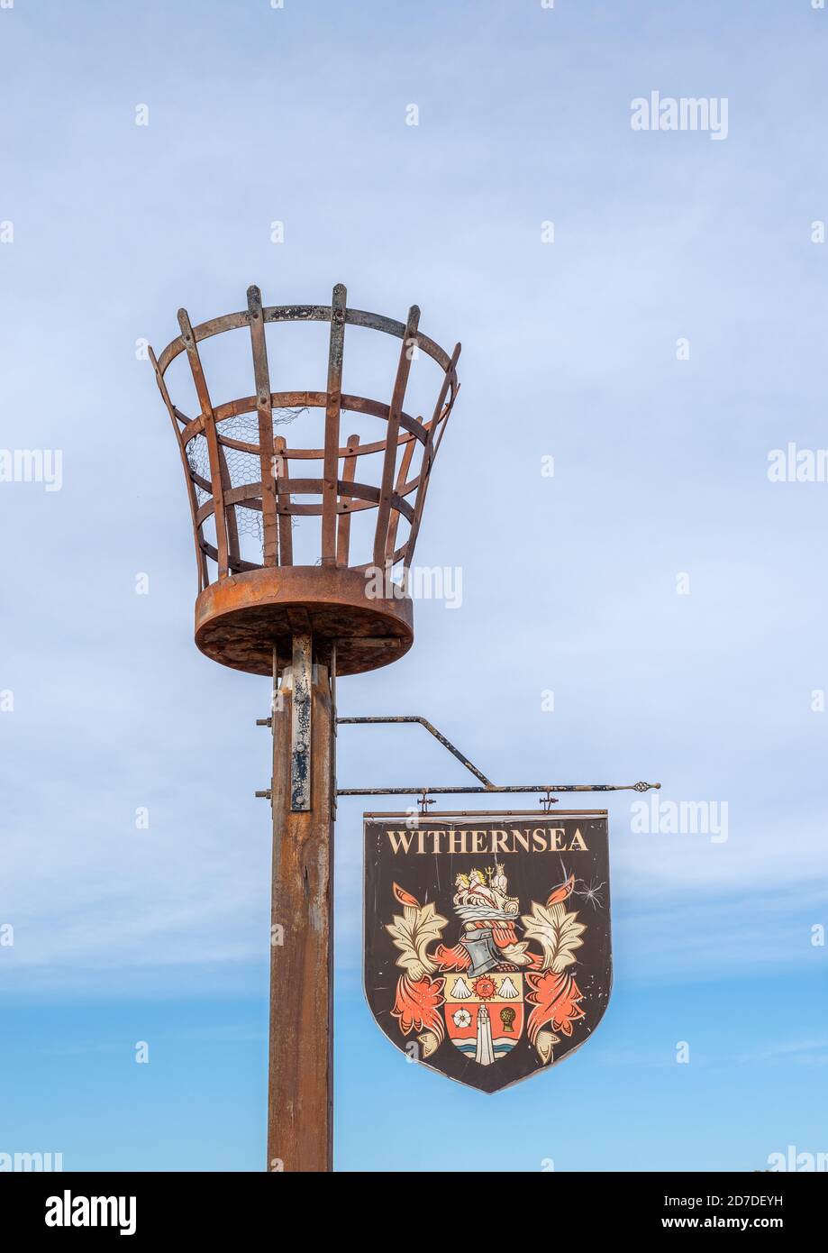 Withernsea, East Yorkshire, England, 20/10/2020 - the Withernsea town ...