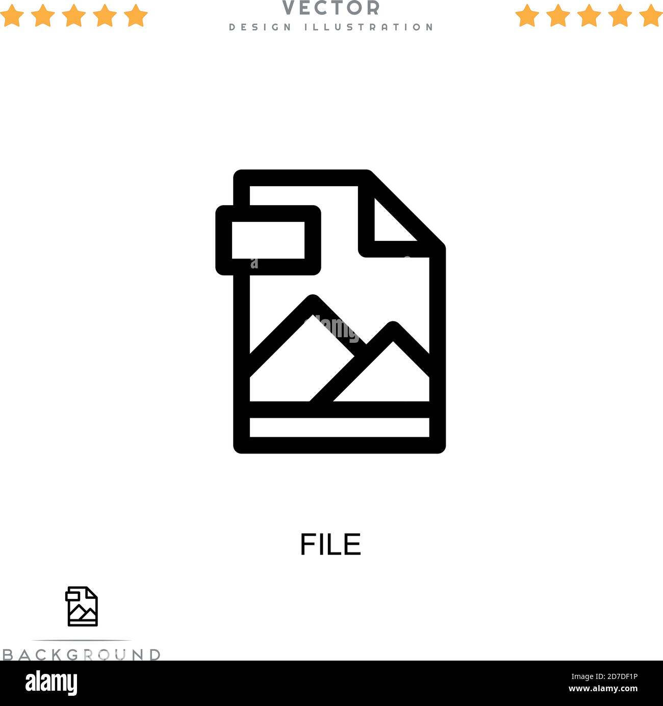 File icon. Simple element from digital disruption collection. Line File ...
