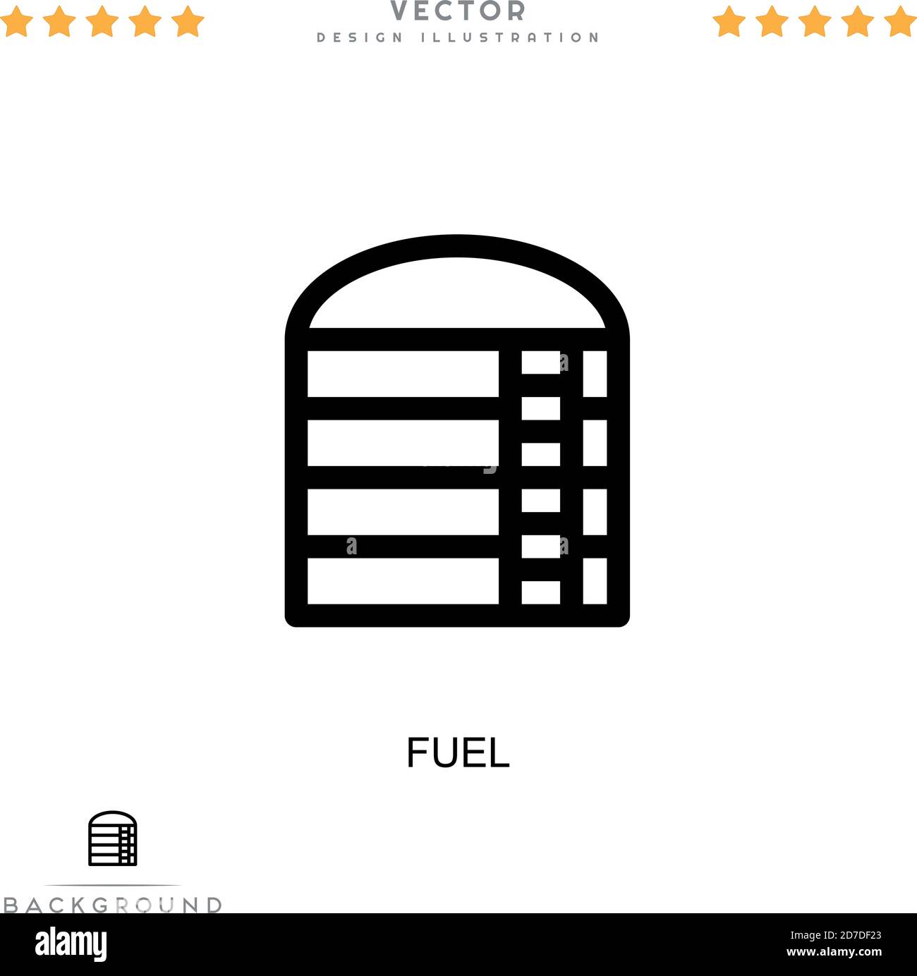 Fuel icon. Simple element from digital disruption collection. Line Fuel ...
