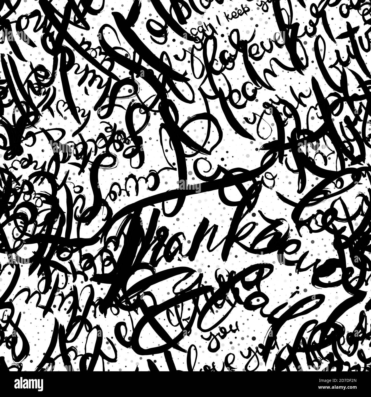 Graffiti background seamless pattern. Hand style tagging. Vandal vector ...