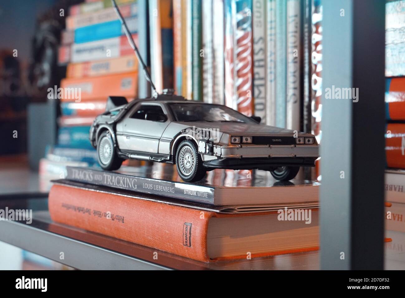 Back To The Future Delorean 1985 High Resolution Stock Photography and ...