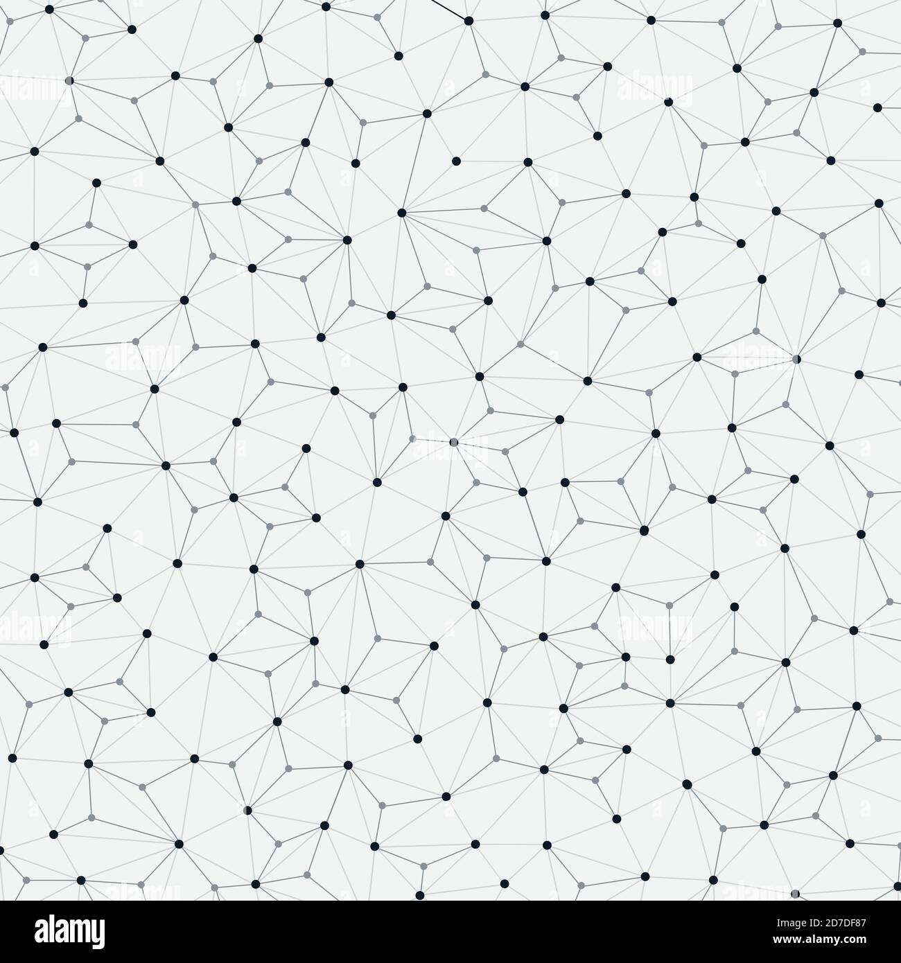Black and White Modern Minimal Style Geometric Network Structure ...