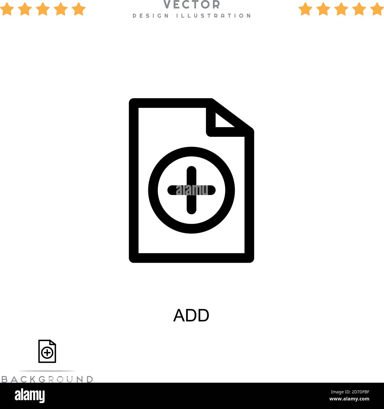 Add icon. Simple element from digital disruption collection. Line Add ...