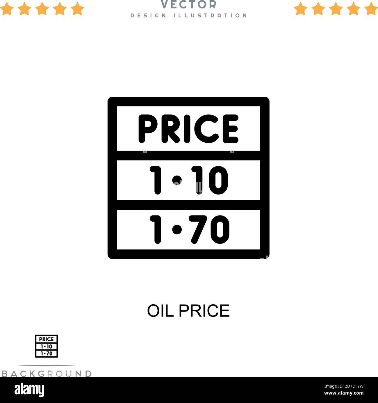 Oil price icon. Simple element from digital disruption collection. Line ...