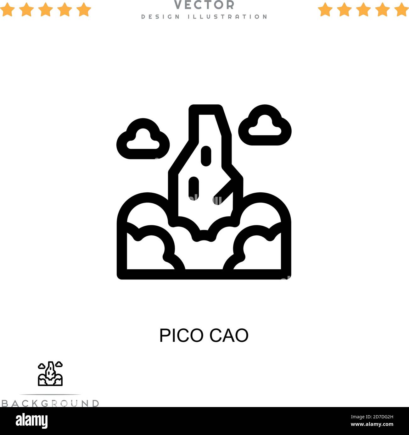 Pico cao icon. Simple element from digital disruption collection. Line ...