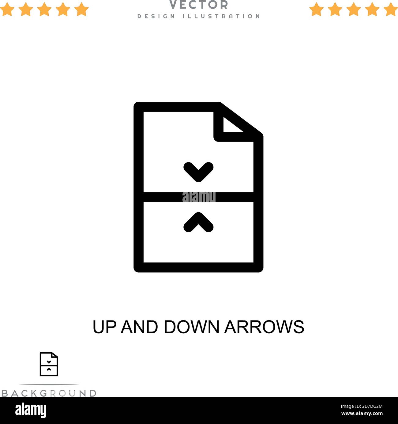 Up and down arrows icon. Simple element from digital disruption ...