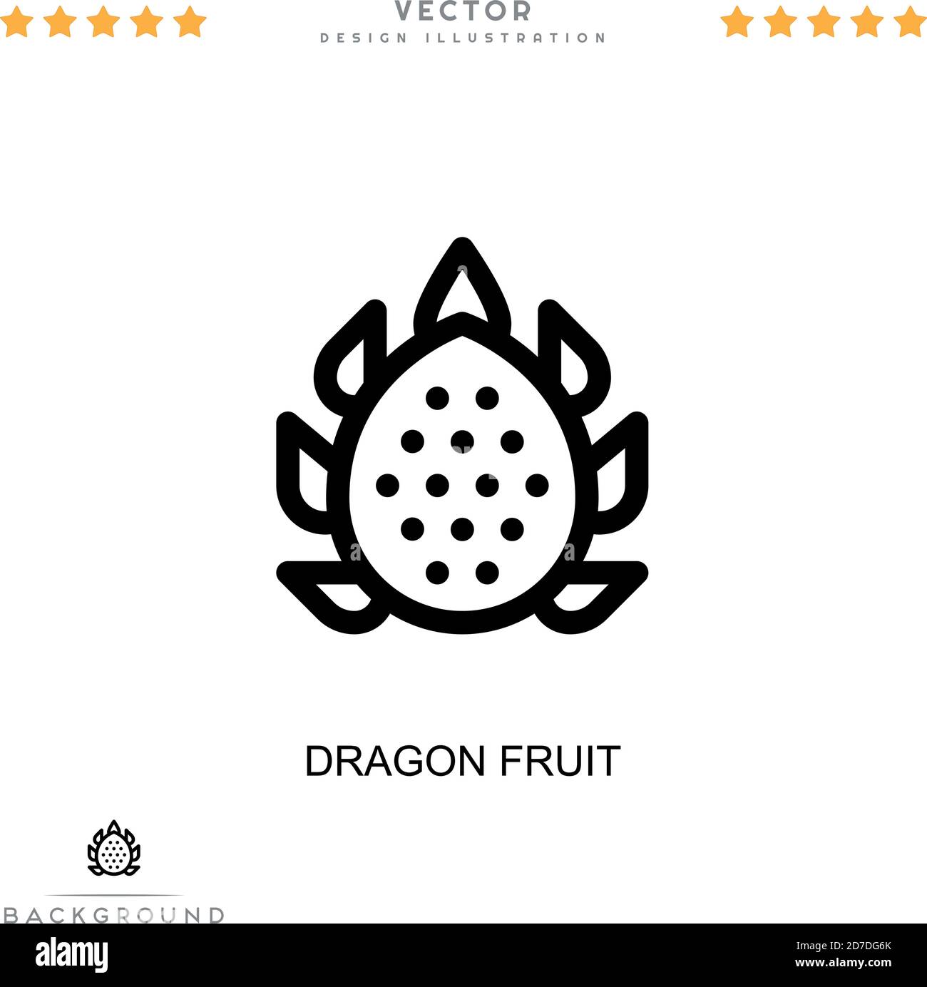 Dragon fruit icon. Simple element from digital disruption collection ...