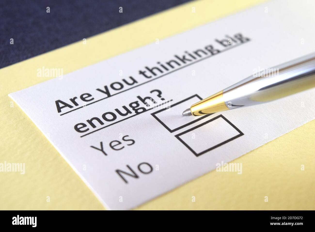 One person is answering question about his plan Stock Photo - Alamy