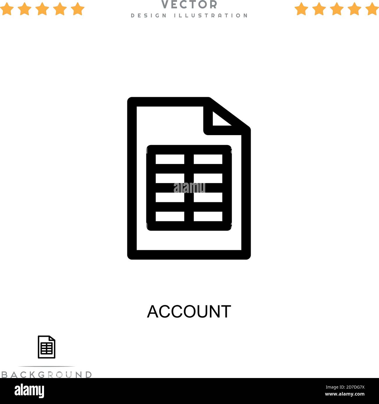 Account icon. Simple element from digital disruption collection. Line ...