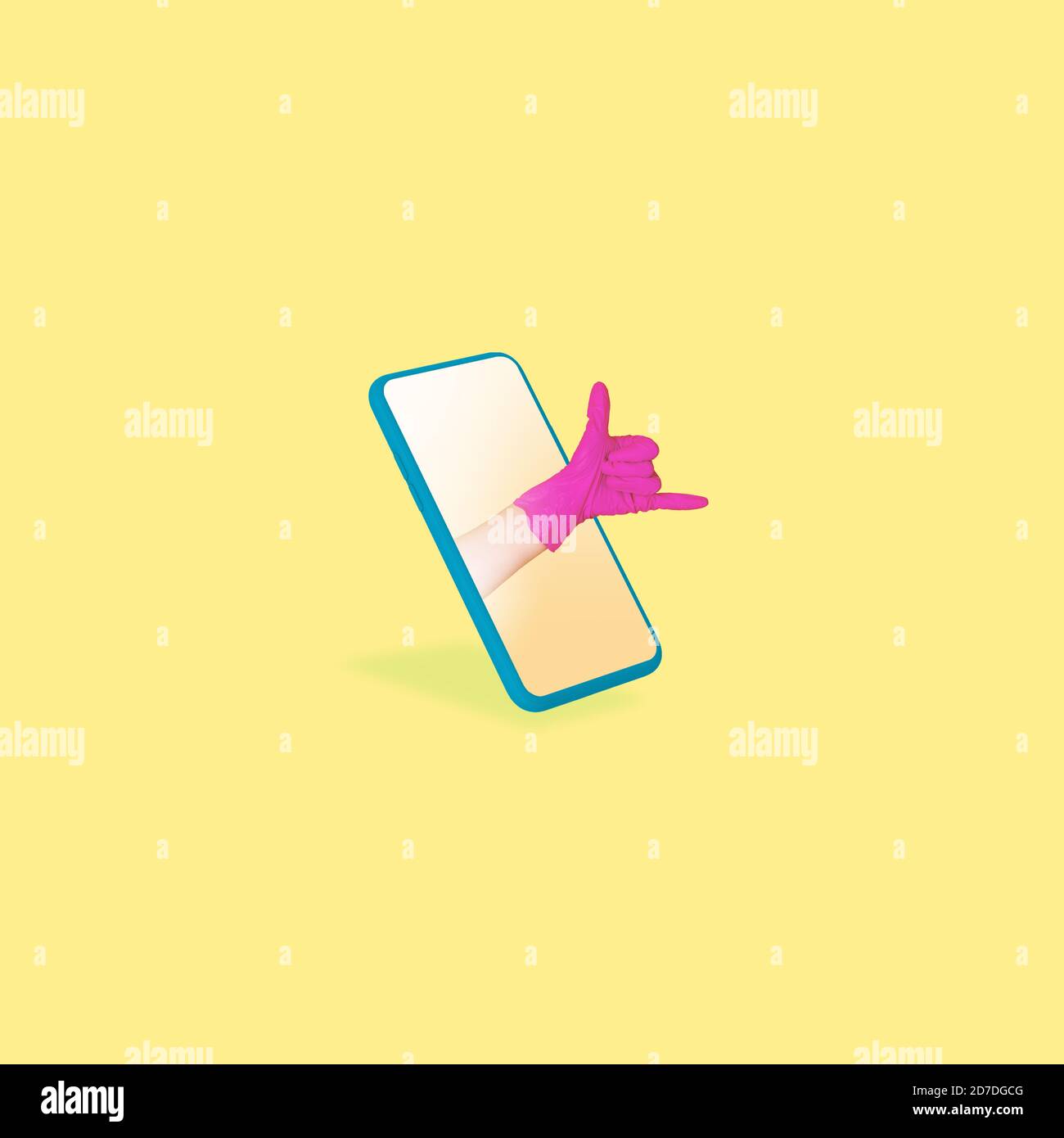 Hand screens hi-res stock photography and images - Alamy