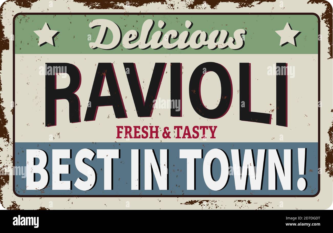 Ravioli fresh pasta Stock Vector Images - Alamy