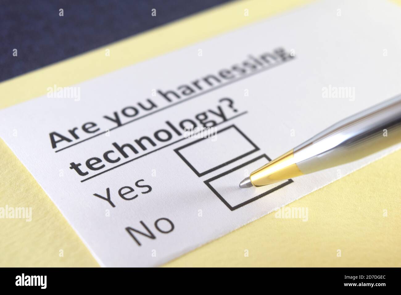 One person is answering question about technology Stock Photo - Alamy