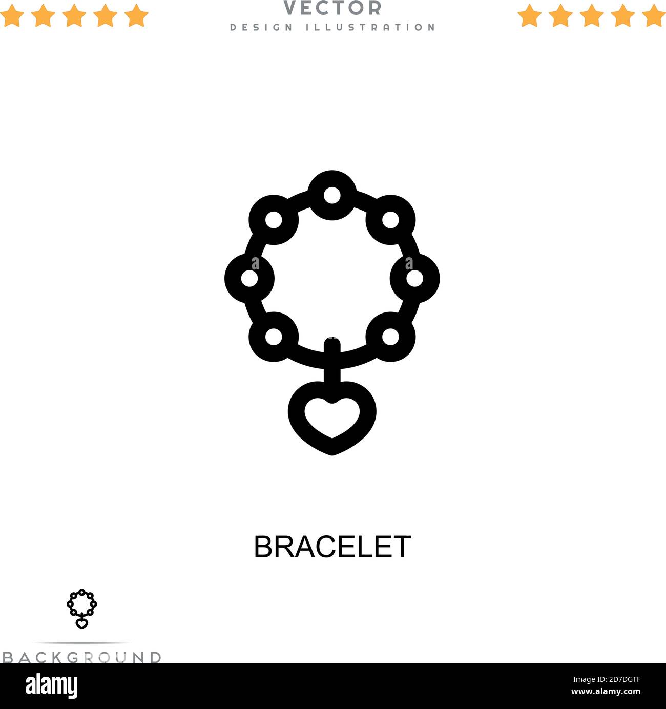 Bracelet icon. Simple element from digital disruption collection. Line ...