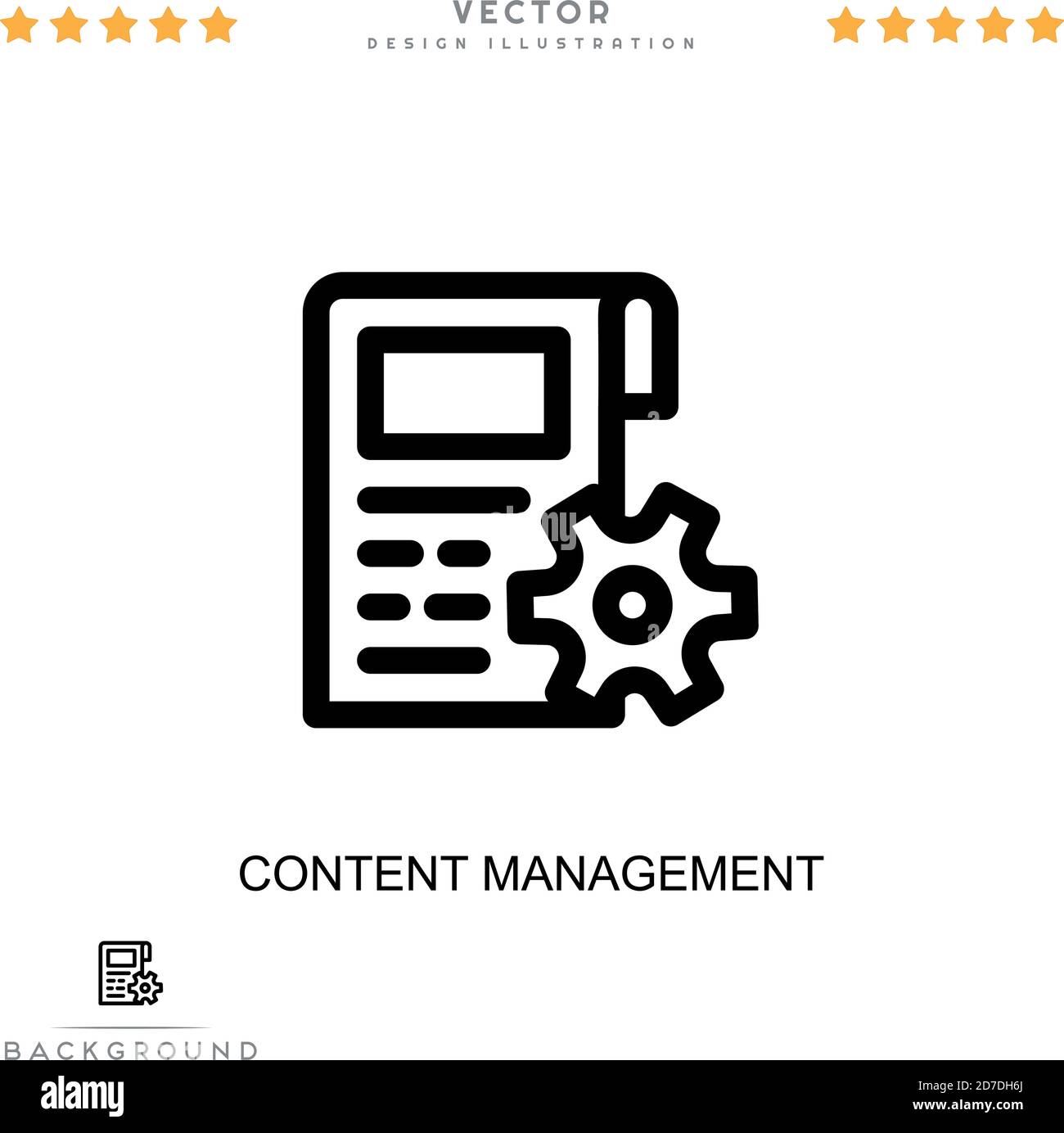 Content management icon. Simple element from digital disruption ...