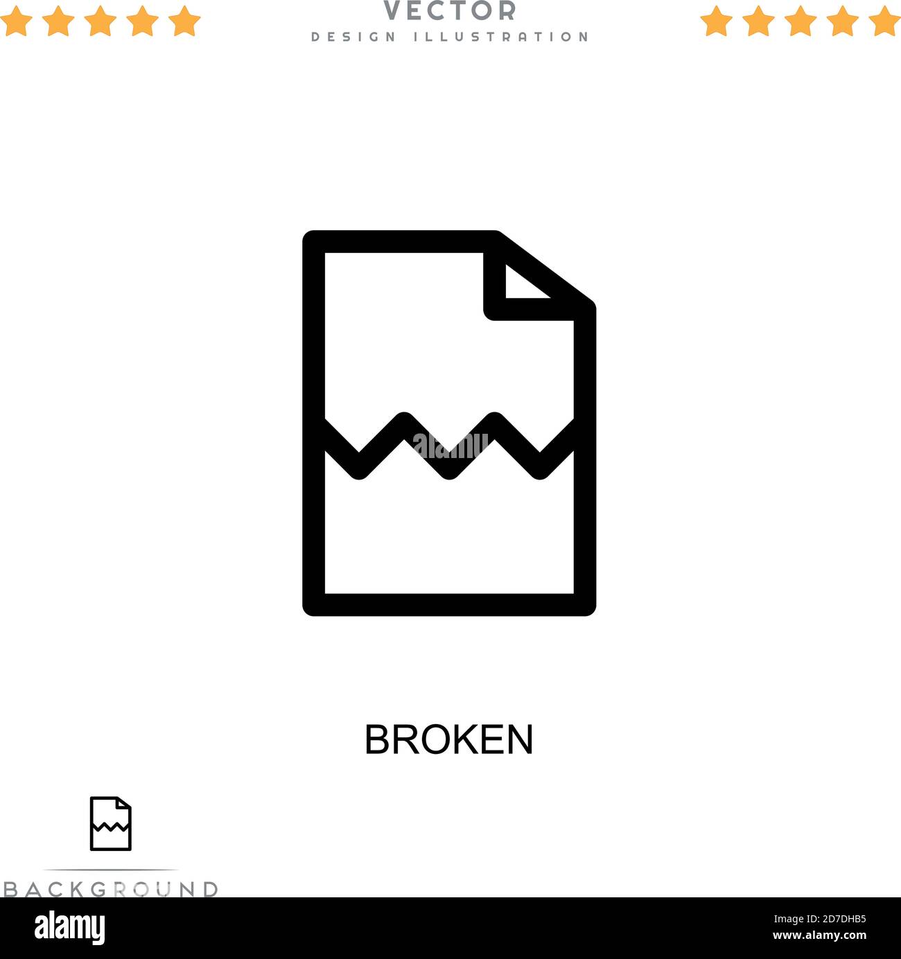 Broken File Icon