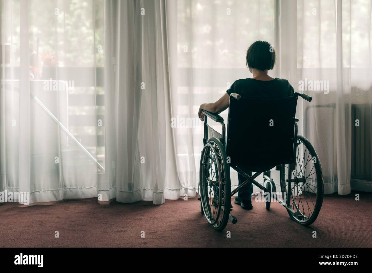 Sad People In Wheelchairs