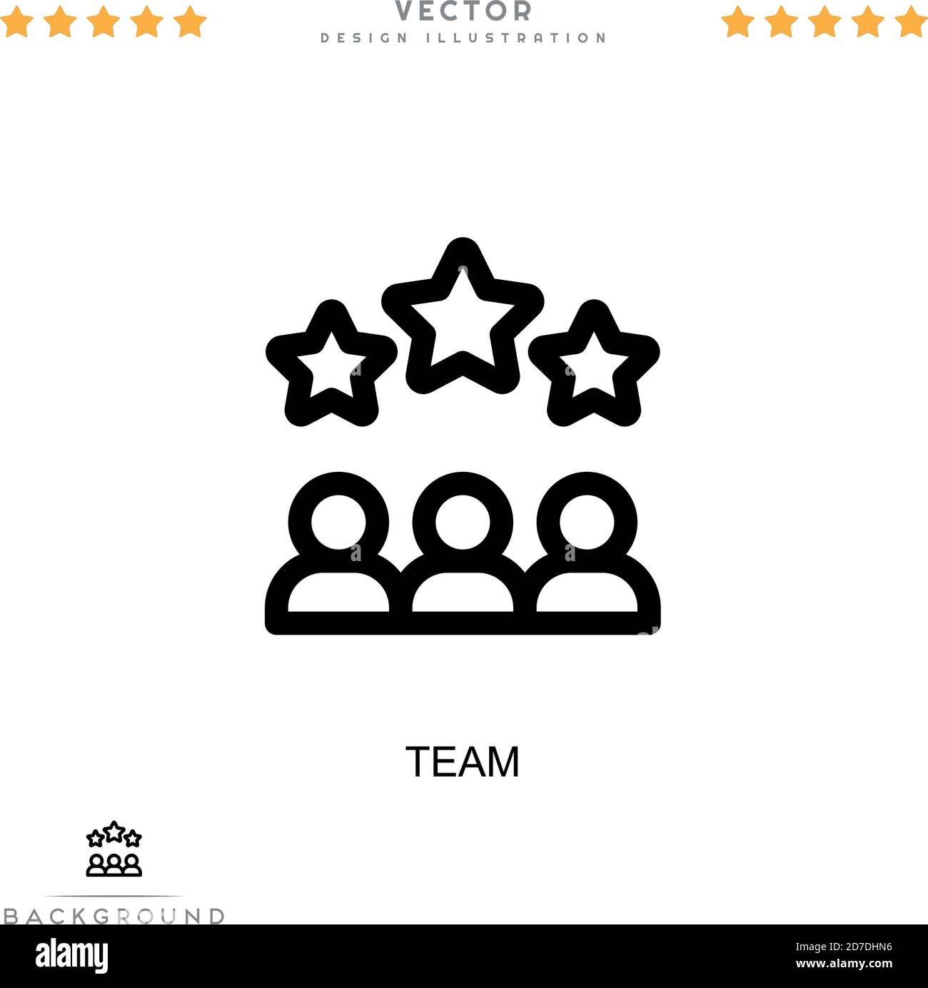Team icon. Simple element from digital disruption collection. Line Team ...