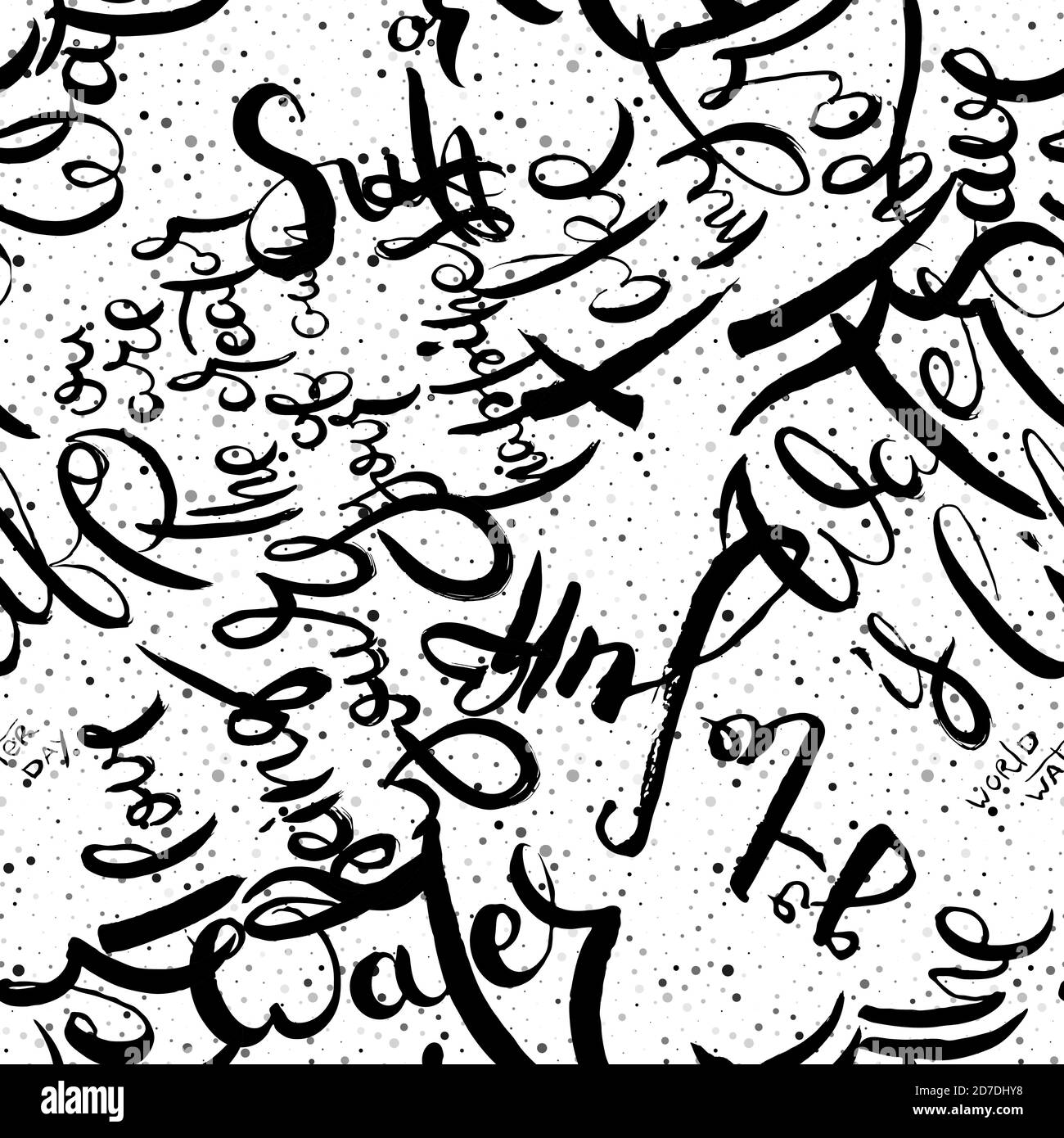 Graffiti background seamless pattern. Hand style tagging. Vandal vector ...