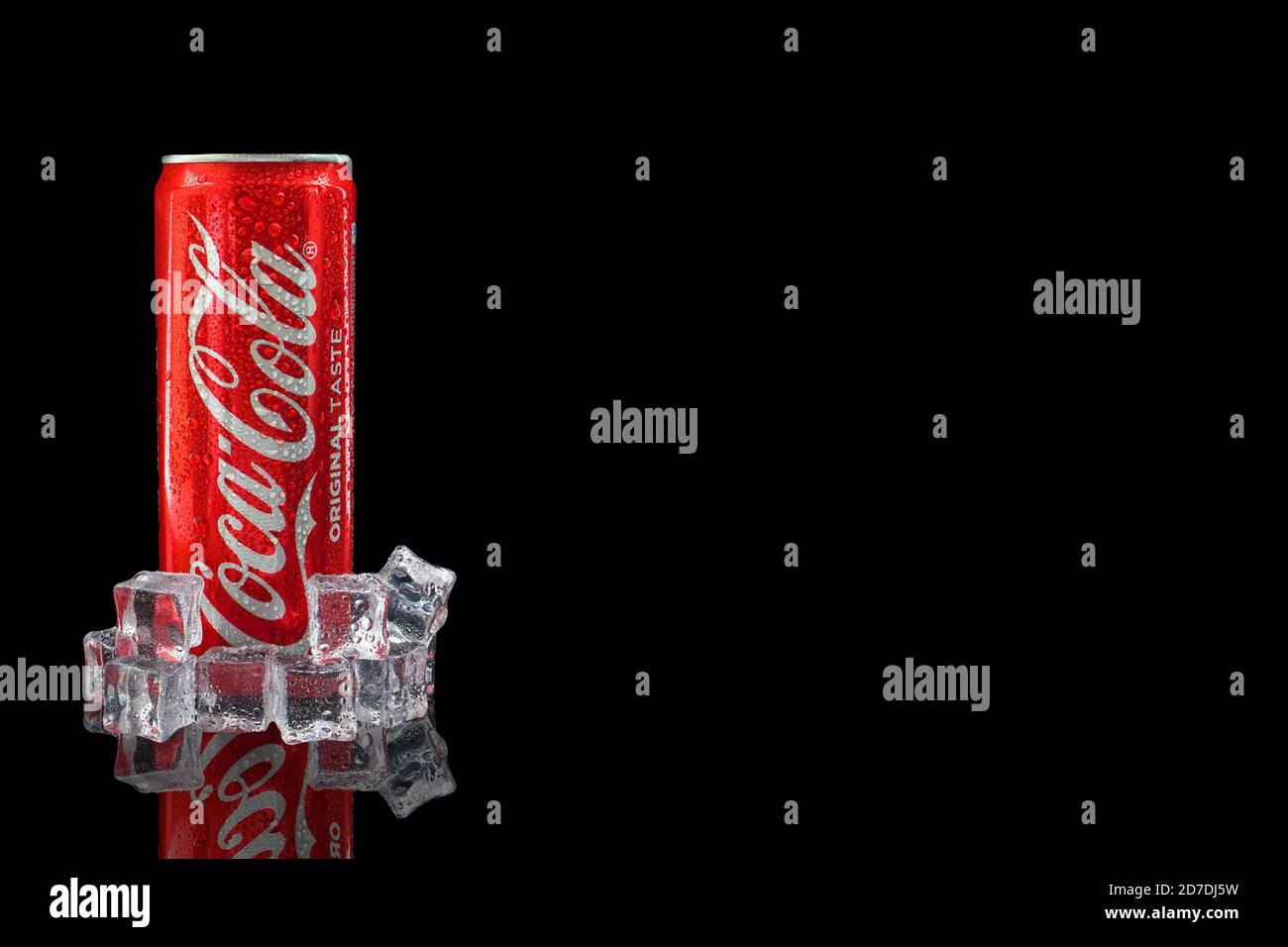 Kuala Lumpur, Malaysia - October 19, 2020 : Coca Cola or Coke Drink on ...