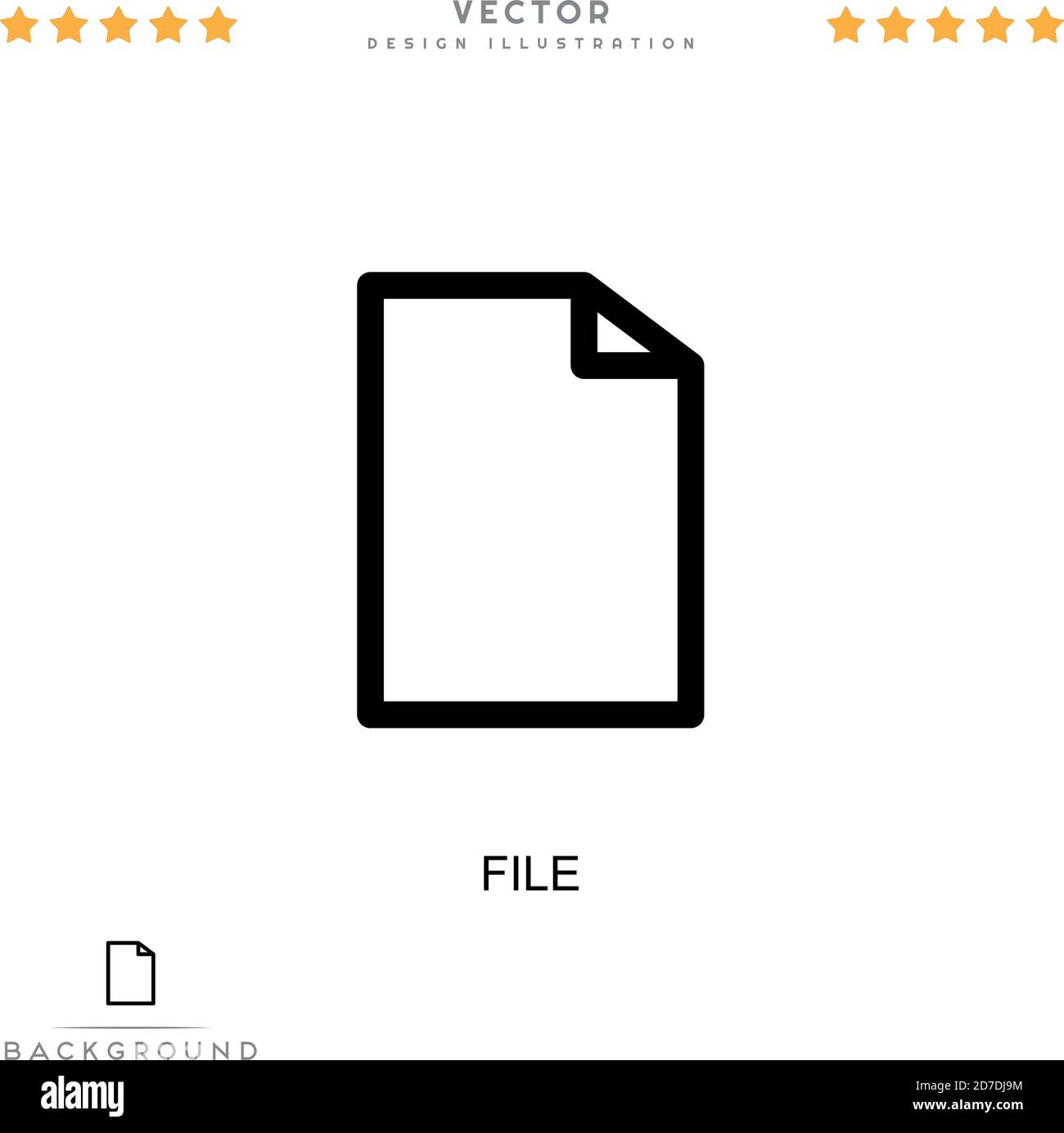 File icon. Simple element from digital disruption collection. Line File ...