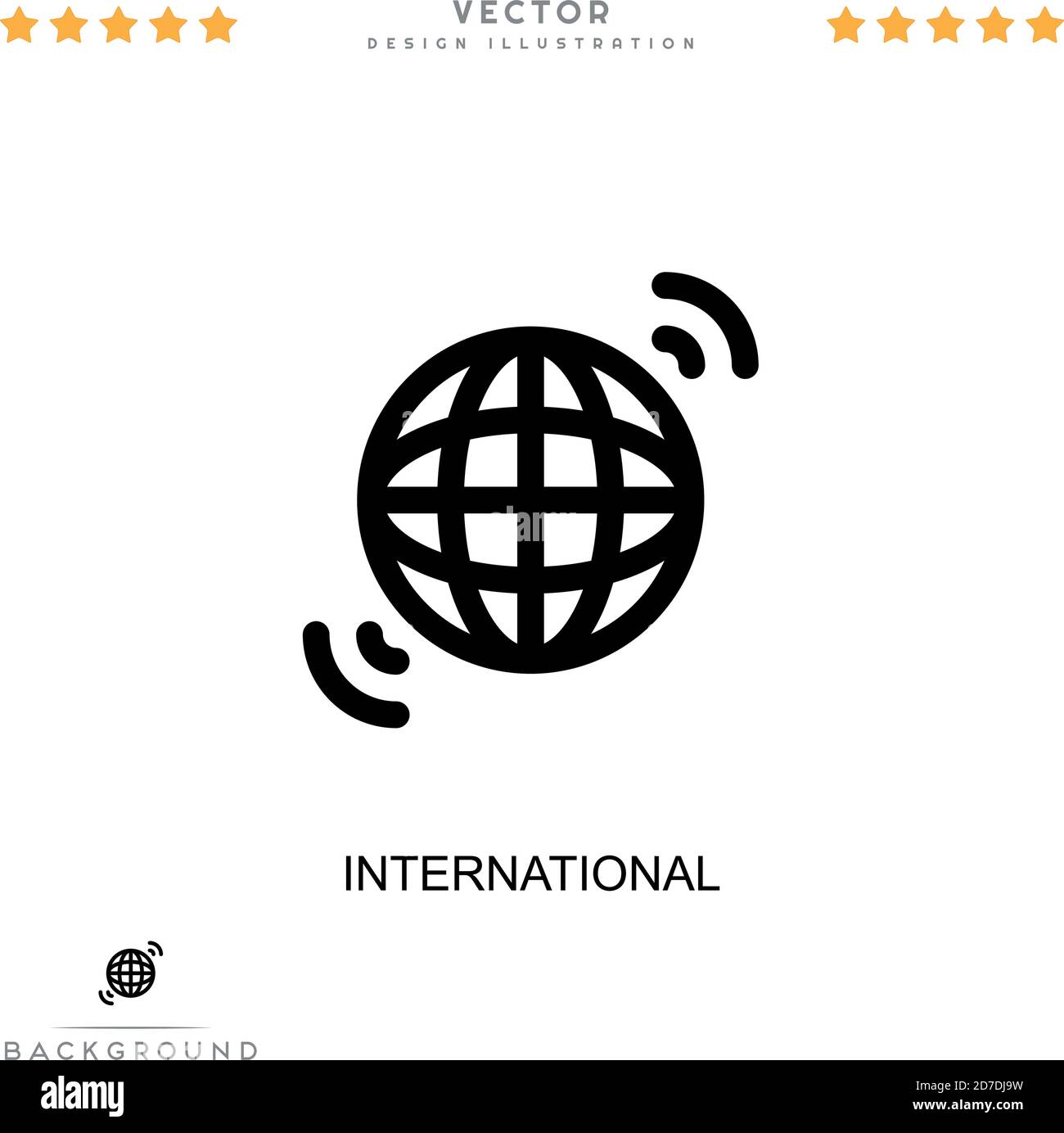 International icon. Simple element from digital disruption collection ...