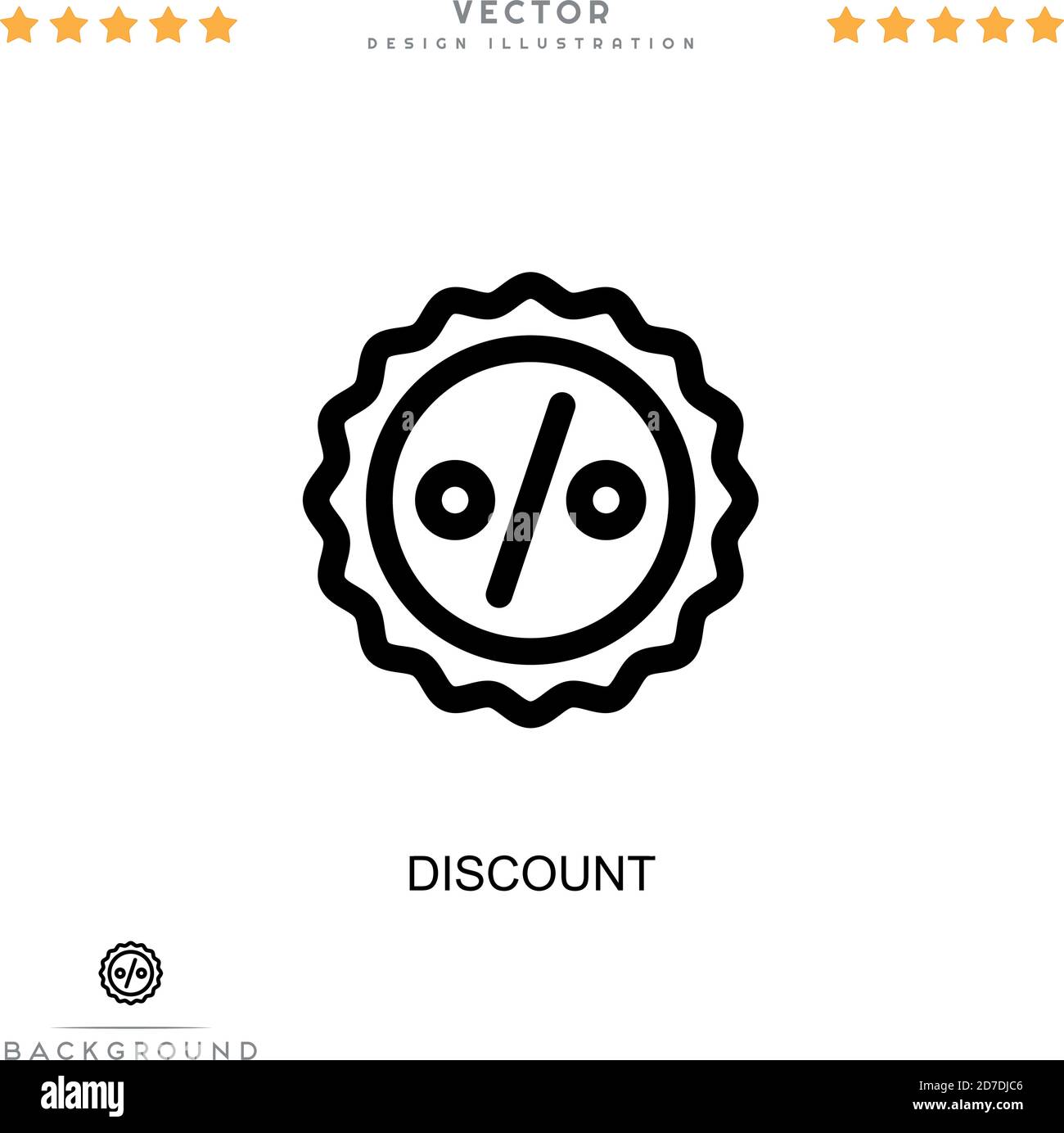 Discount icon. Simple element from digital disruption collection. Line ...