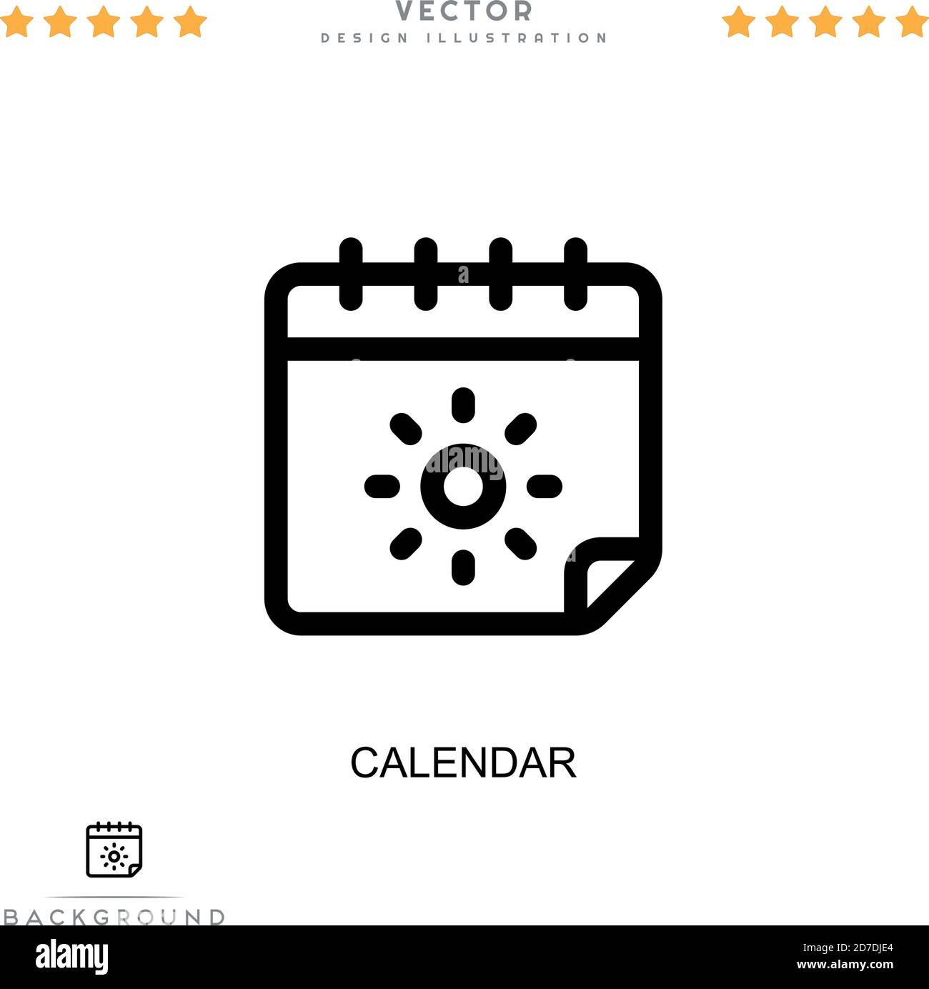Calendar icon. Simple element from digital disruption collection. Line ...