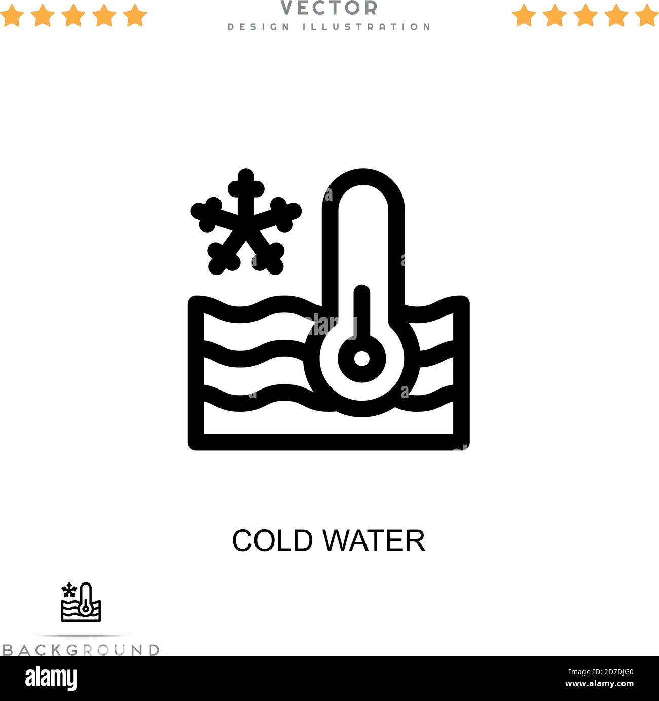 Cold water icon. Simple element from digital disruption collection ...