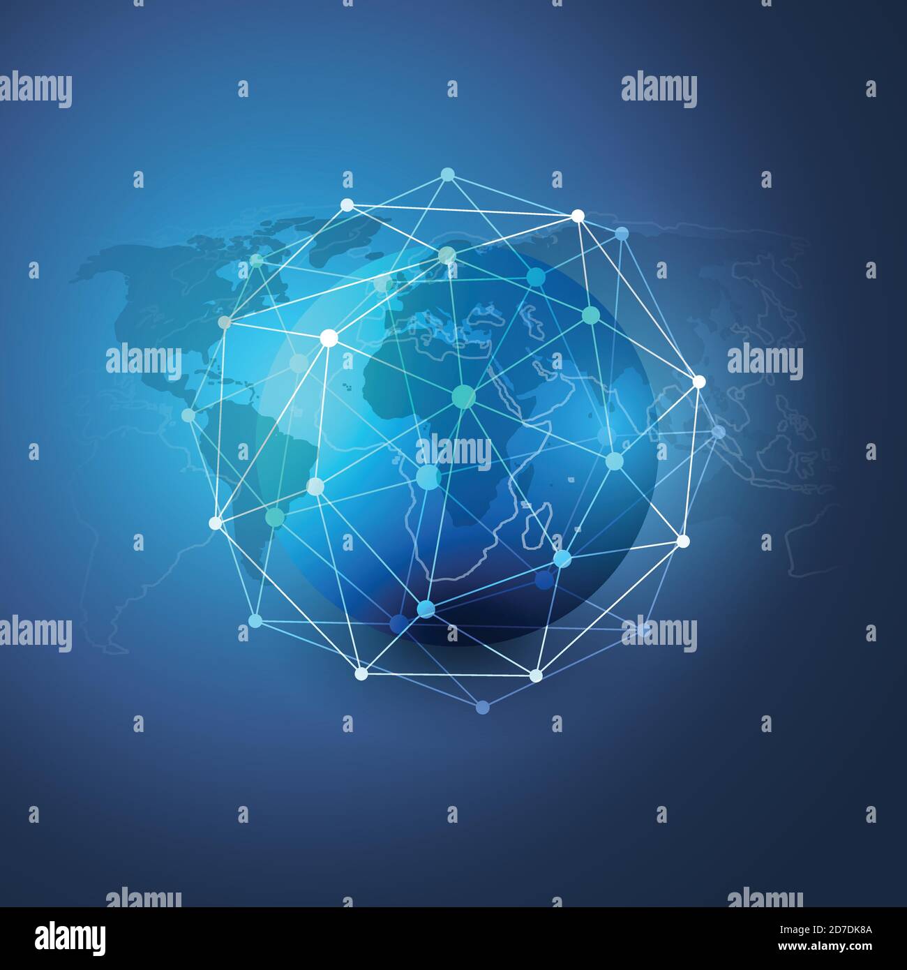 Cloud Computing and Networks Design Concept - Big Data, Global Access ...