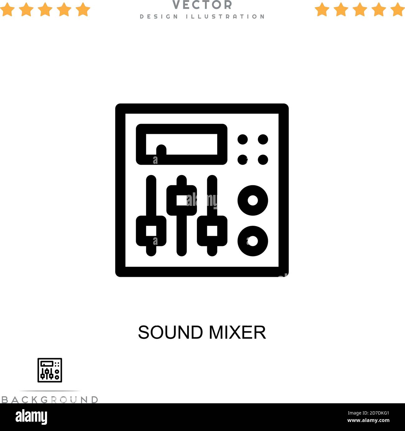 Live broadcast mixer Stock Vector Images - Alamy